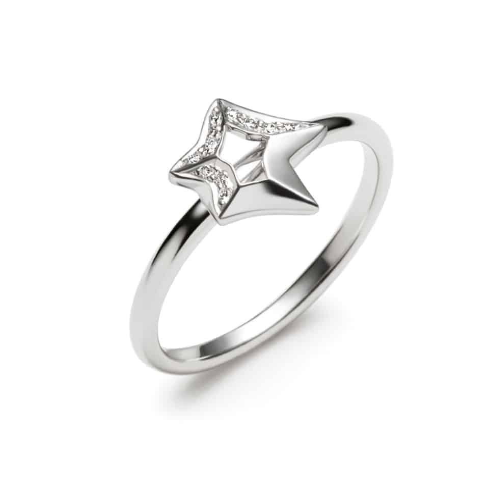 Dawn Ring | 18ct White Gold | PureJewels London