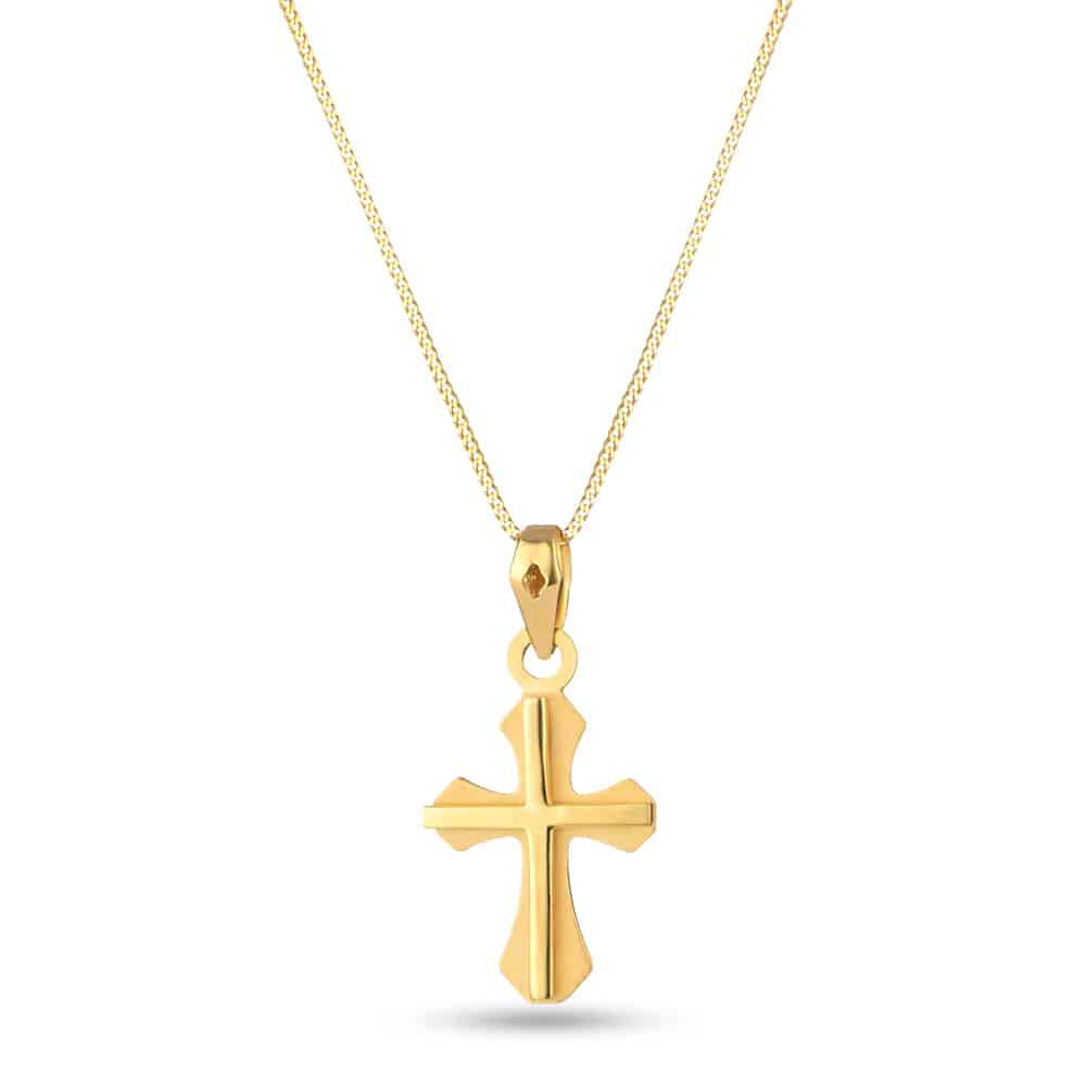 22ct Gold Holy Cross Pendant - PureJewels UK