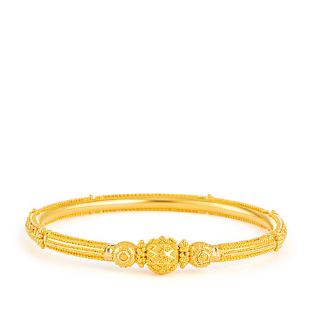 22ct Gold Jali Kadas | Gold Kada Bangles | PureJewels