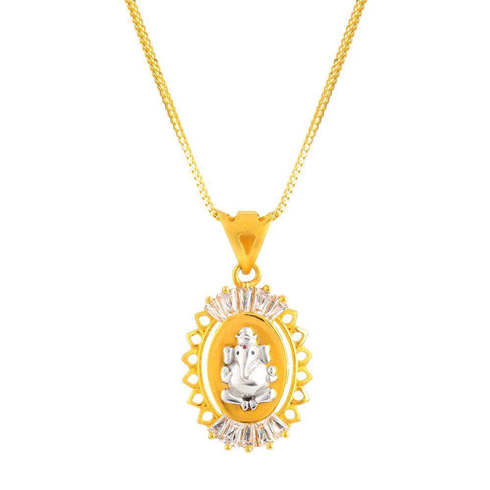 22ct Gold Lord Ganesh Ji Pendant - £380.00 (SKU:17298)
