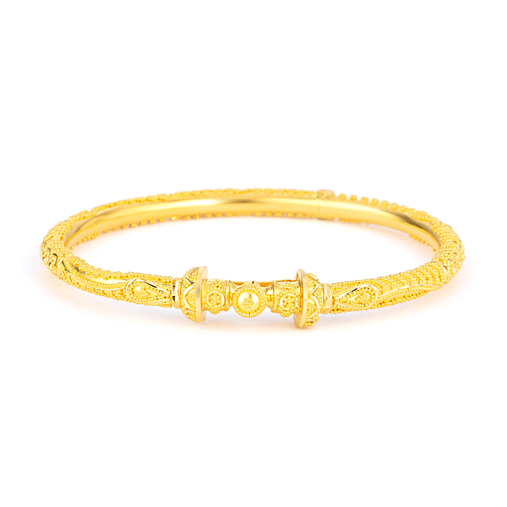 Jali Collection 22ct Gold kada - PureJewels UK