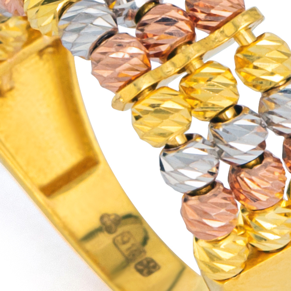 Buy handcrafted Ring in 22ct Gold in size k 1/2