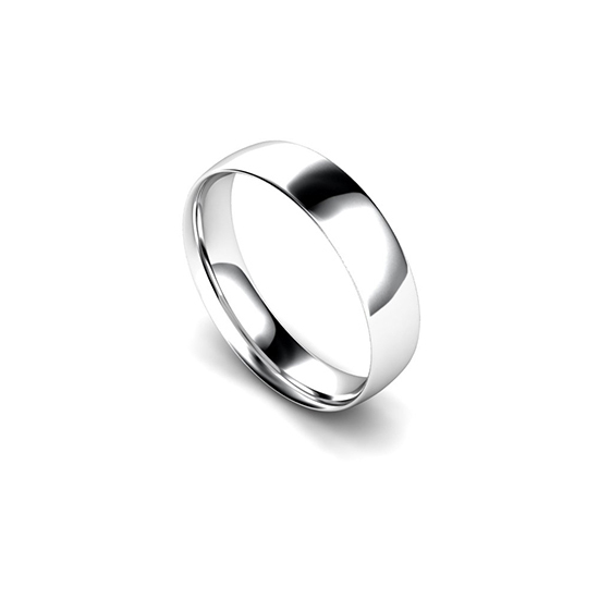 Simple Platinum Wedding Band | PureJewels.com