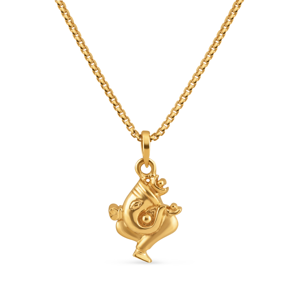 22ct Gold Ganesh Pendant | 11.1 mm | PureJewels UK