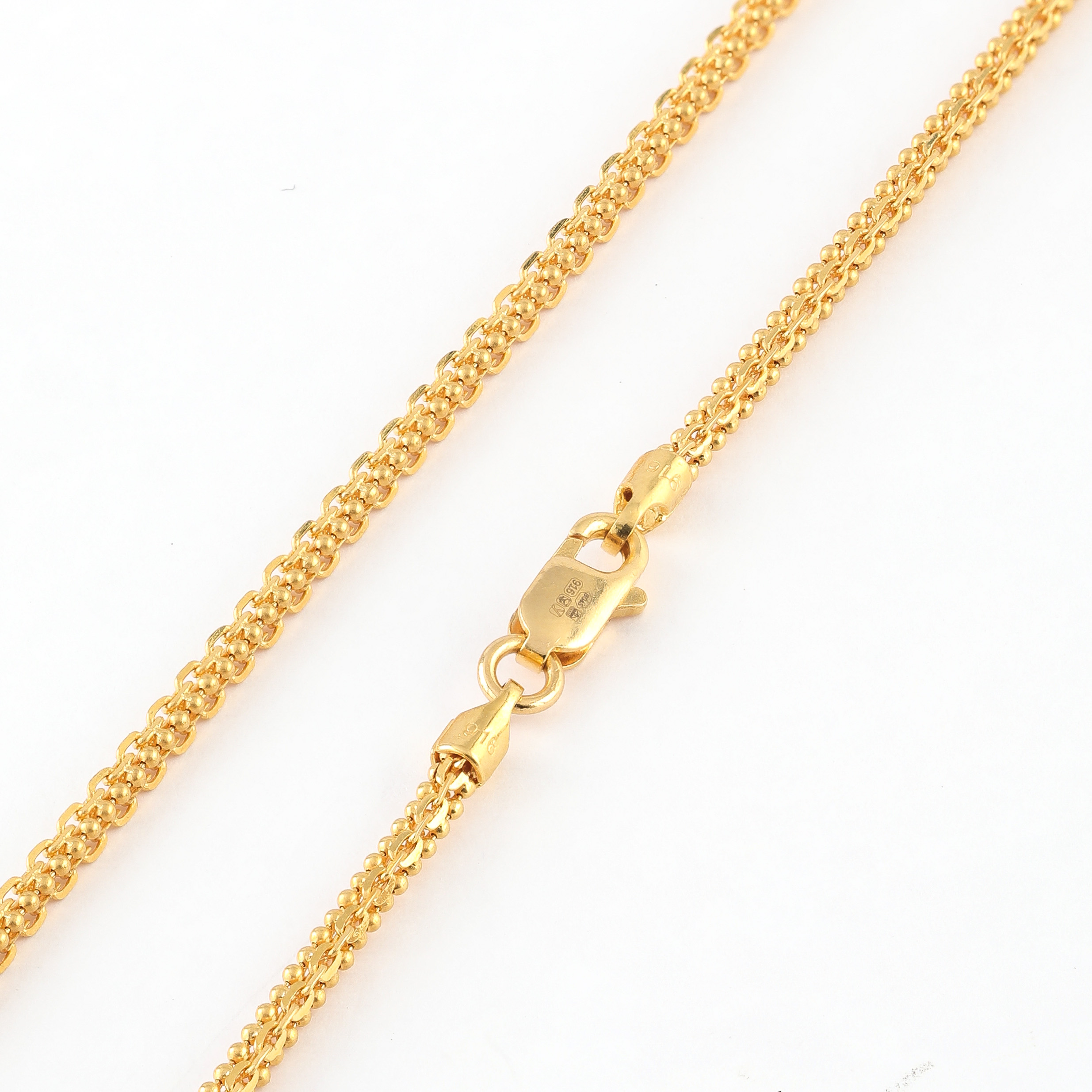Buy 916 Gold Milan Chain Online | purejewels.com