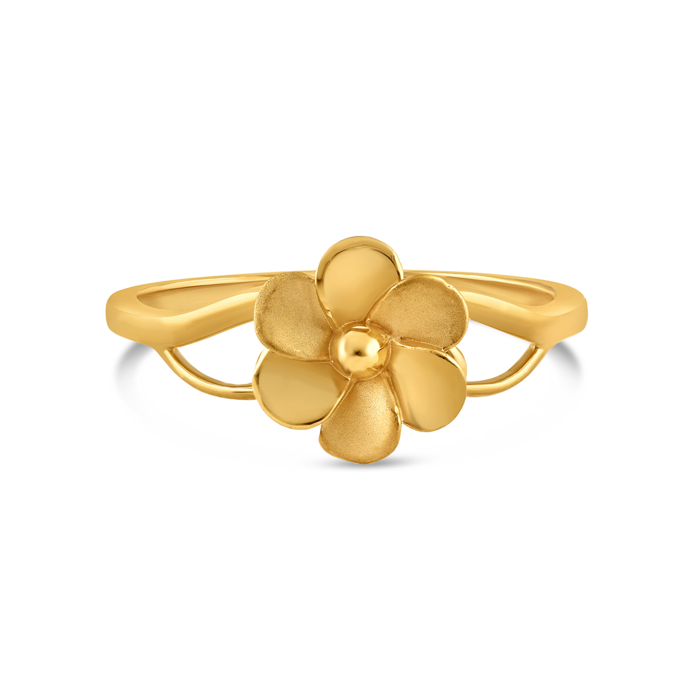 Flower Design Ring in Real Gold | purejewels.com