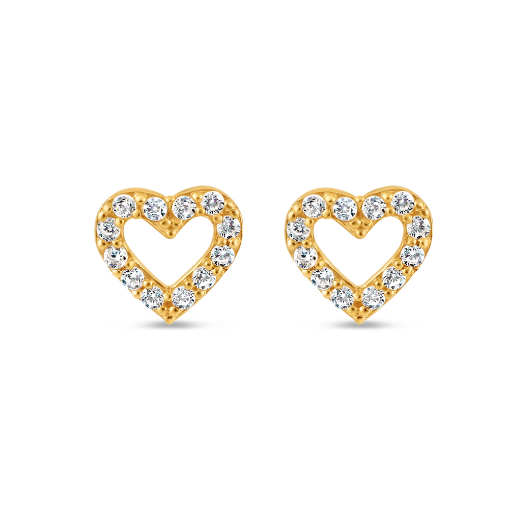 Buy Heart Shaped Design Earring Online | purejewels.com