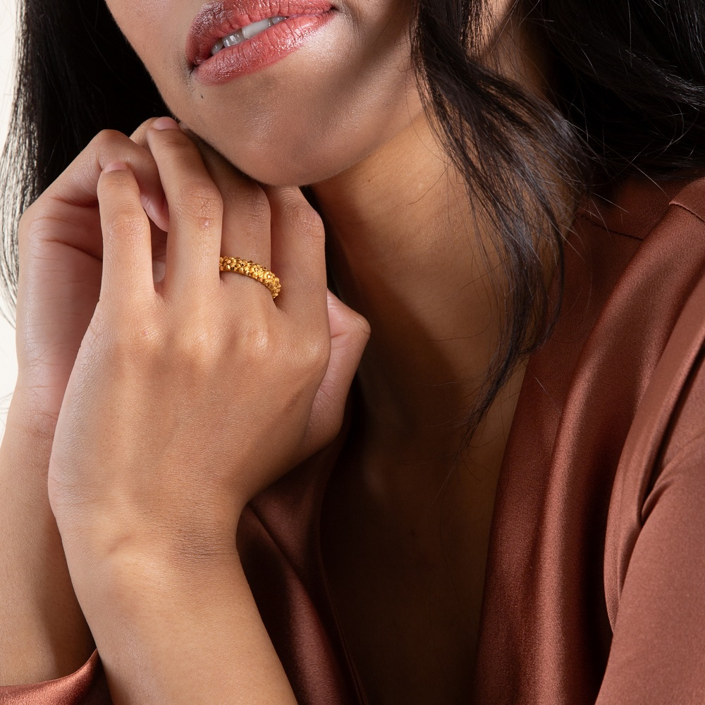 Luxury 22ct Gold Ring for Her | Size L | The Perfect Gift
