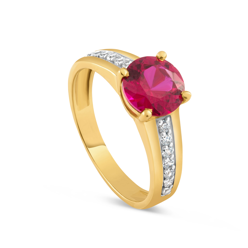 22ct Gold CZ Ring | Rings UK | PureJewels