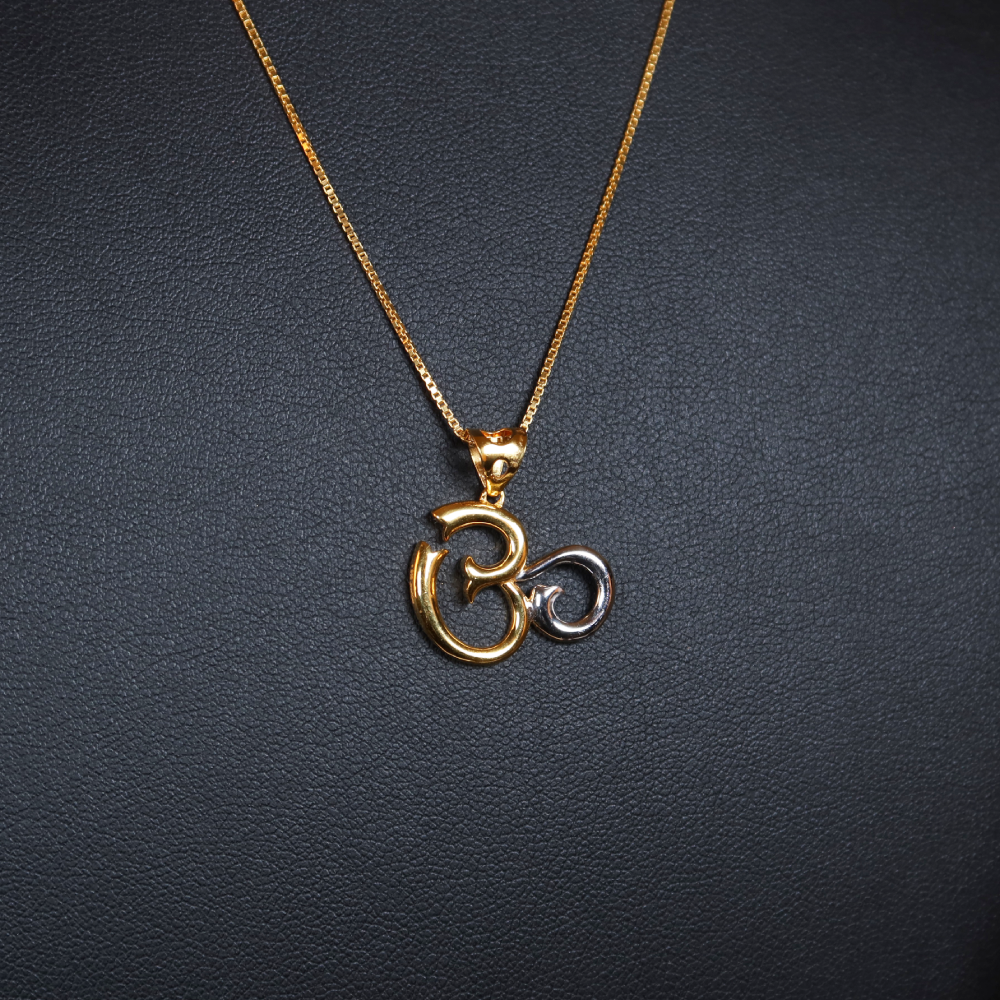 22ct Gold Om Pendant at purejewels.com