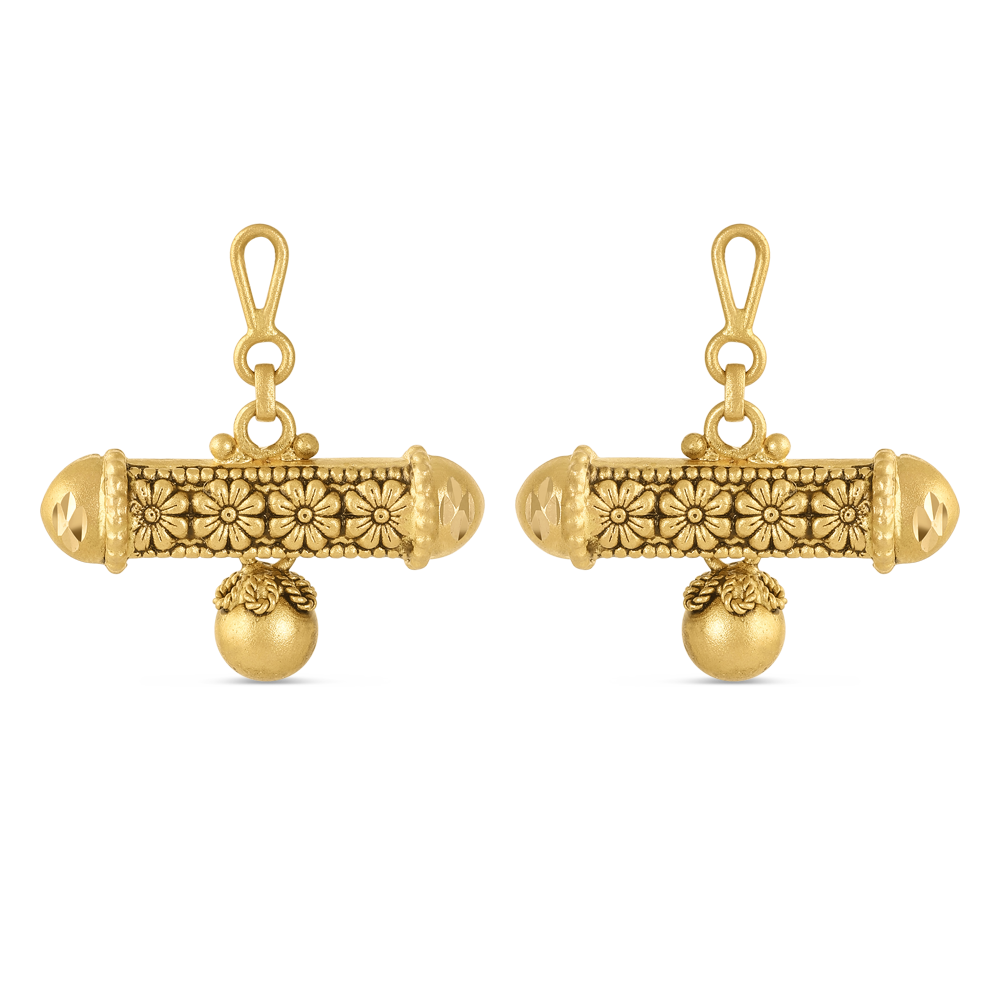 Ear Droppers in 22ct Gold | Armari Collection at online UK