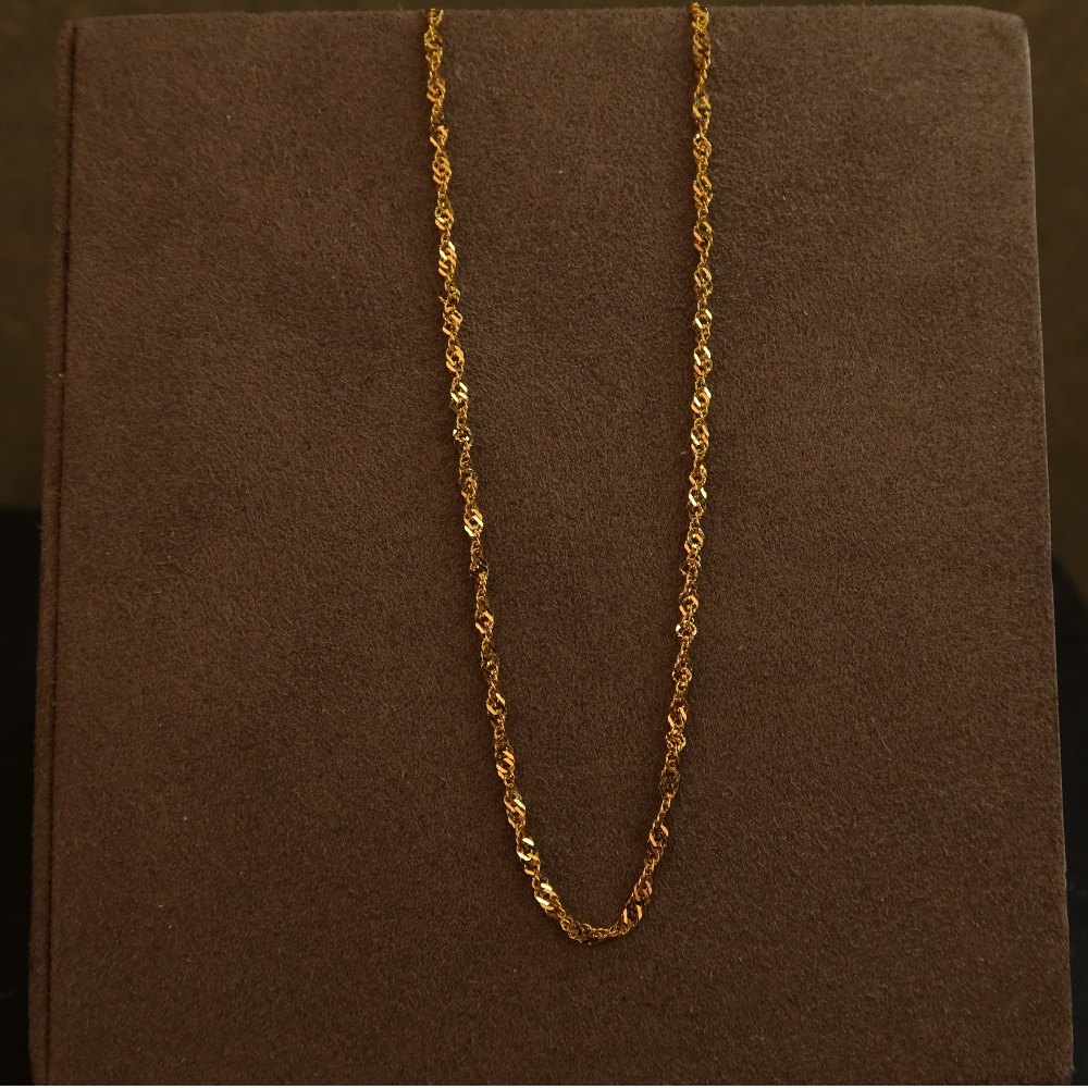 classic 22ct Gold Ripple chain | Gold Chains UK